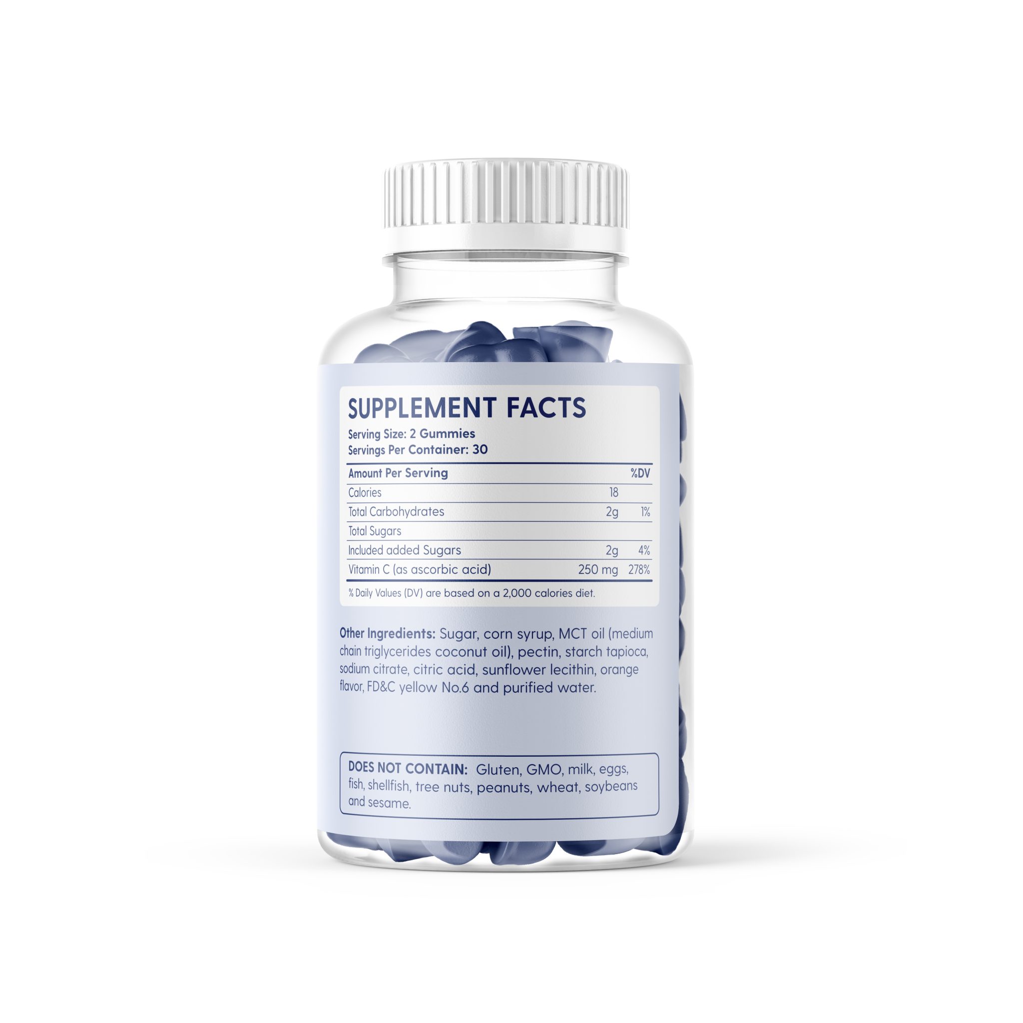 Dzul Nutra 88/60's Vitamin C Gummies 250 mg - Caball Sales