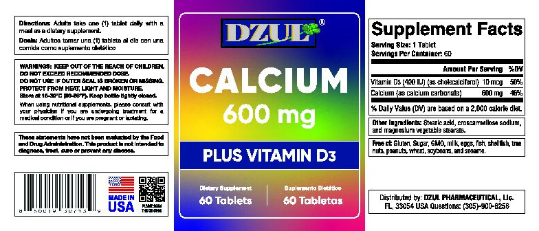 DZ 152/60's CALCIUM PLUS VITAMIN D3 - Caball Sales